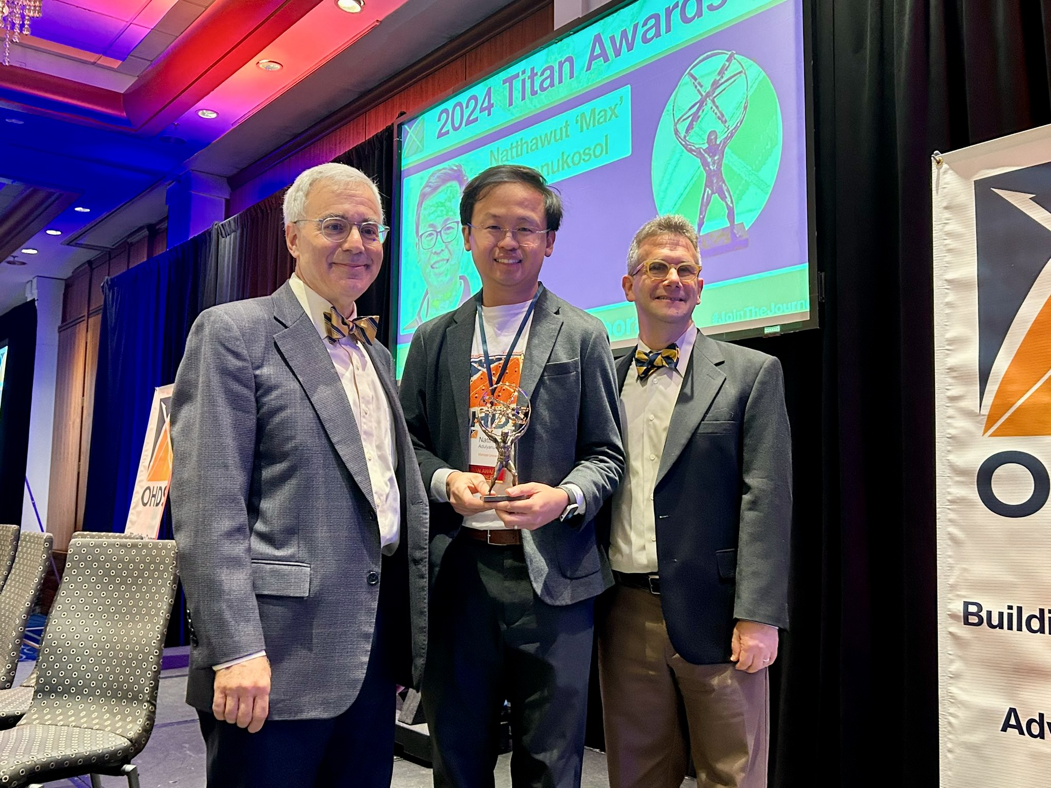 OHDSI Honors VACLab-er Natthawut ‘Max’ Adulyanukosol with 2024 Titan Award | VACLab